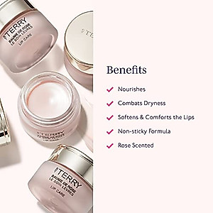 By Terry Baume De Rose Lip Balm, Nourishes, Combats Dryness, Softens & Comforts Lips, Non-sticky Formula, 10g