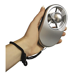 P3 International P3 Space Economizing Touch Portable Fan, Silver