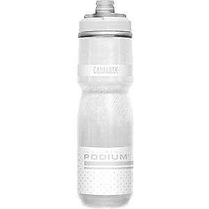 CamelBak Podium Chill Insulated Bike Water Bottle - Easy Squeeze Bottle - Fits Most Bike Cages - 24oz, Reflective Ghost