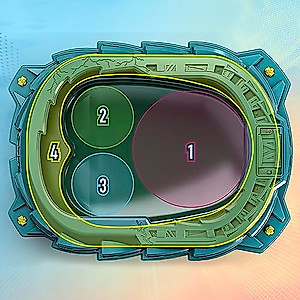 Beyblade Burst QuadStrike Light Ignite Battle Set, with Beyblade Stadium, 2 Spinning Tops, and 2 Beyblade Launchers, Toys for 8 Year Old Boys & Girls & Up (Amazon Exclusive)