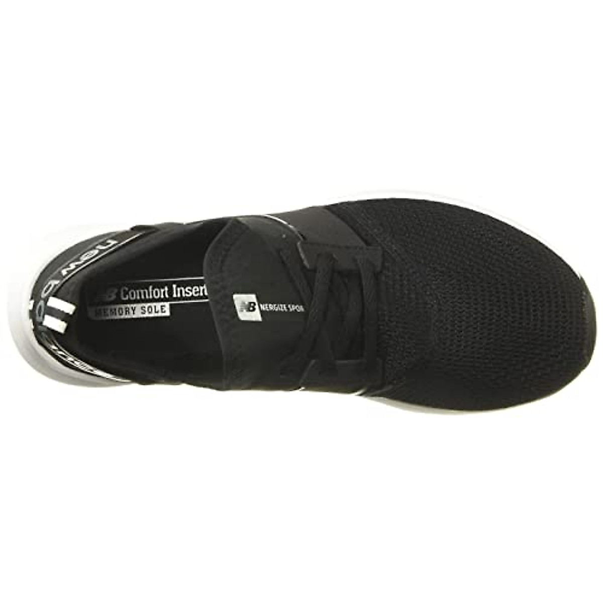 New Balance Women's FuelCore Nergize Sport V1 Sneaker, Black/White, 8