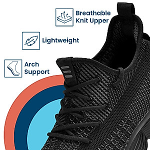 HUHV Flow 360 Ultra-Cloud Runner Unisex Shoes - Black Shadow, Size M 13 / W 16