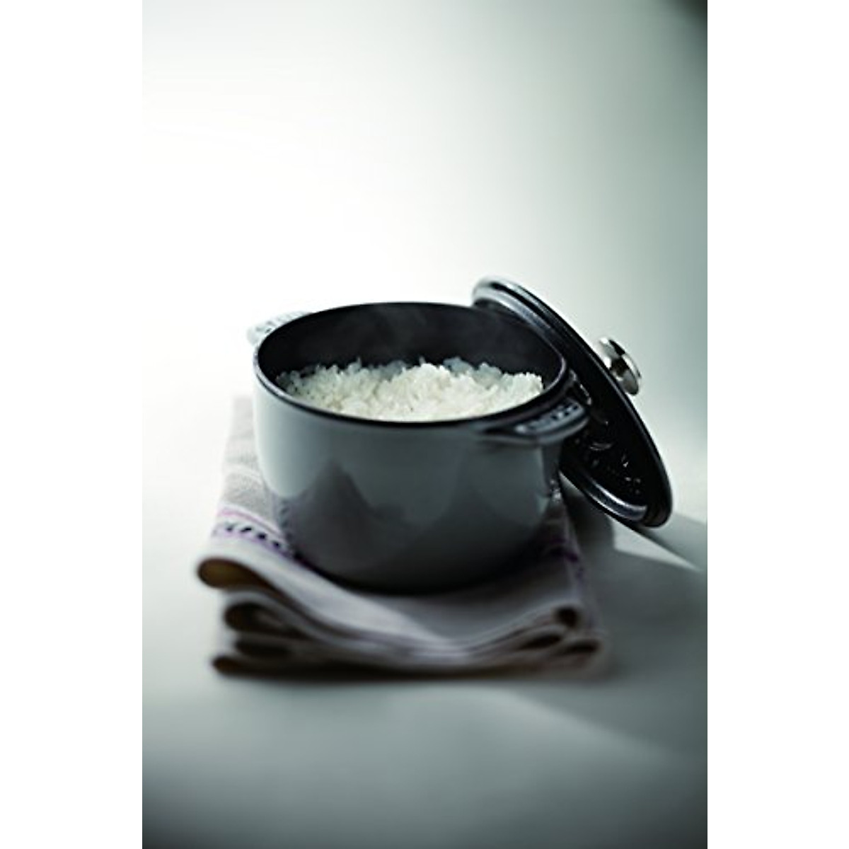 Staub 40511-827 La Cocotte de Gohan Cherry S, 4.7 inches (12 cm), Rice Pot, 1 Cup, Cast Iron, Enameled Pot, Rice Cooker, Authentic Japanese Product