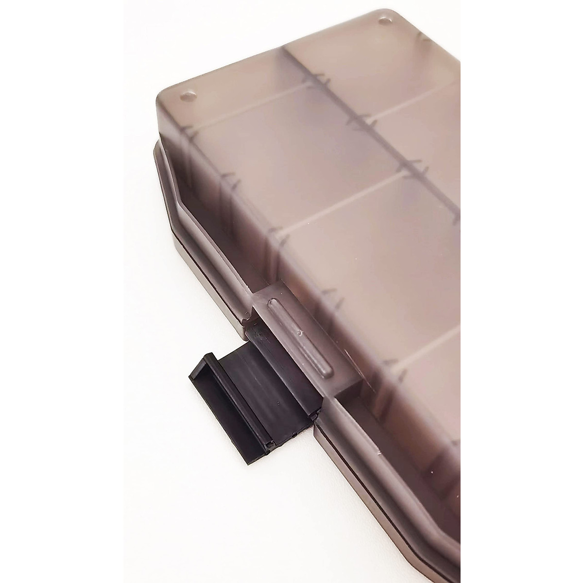 Fishing tackle lure baits box with removable dividers, Storage box for small things 2 pieces, Brown (CF-BOX-01)