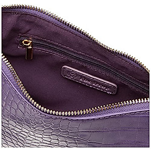 The Drop Women's Melanie Small Shoulder Bag, Dark Purple, One Size