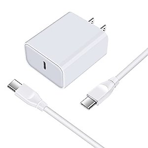 USB C Wall Charger,20W PD Fast Charger Block Box Brick & 6ft Type C Cable for Samsung Galaxy A53 5G,A52,A14,A23,A32,A13,A12,A03S,S23,S22 Ultra,S22,S21 FE 5G,S20,S10,S9,Google Pixel 7 7 Pro Pixel 6 Pro