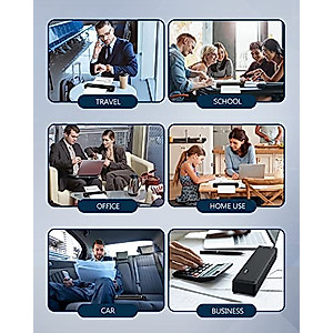 HPRT Portable Printer Wireless Bluetooth Thermal Transfer Mobile Printer Inkless Phone Compatible with Android and iOS, Laptop for Travel 8.5" X 11" US Letter&A4 Paper (USB Driver Included)