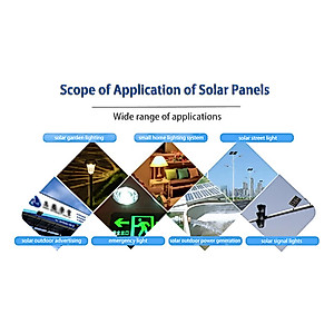 Fielect 5.5V 150MA Polycrystalline Mini Power Small Solar Panel Module DIY for Light Toys Charger 79.5x79.5mm，1Pcs
