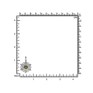 Silvershake 1.5 CT Natural Labradorite 925 Sterling Silver Celtic Knot Weave Snowflake Pendant