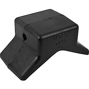Attwood 11201-1 Boat Trailer Rubber Bow 3x3 Y-Stop, Black
