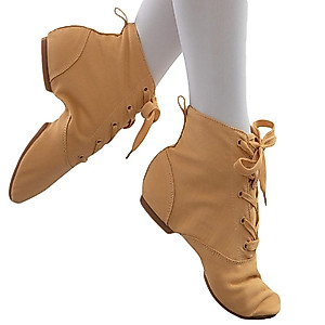 MNSSRN-MM Outdoor Dance Shoes, Simple Non-Slip Soft Bottom, Breathable and Comfortable Canvas, Adult Durable Exercise Shoes, Dance Boots, Latin Dance Shoes,Camel,40