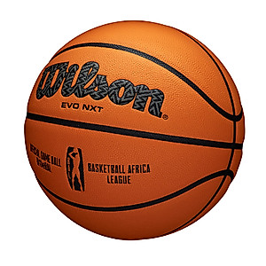 Wilson Basketball EVO NXT Africa League, Blended Leather, Indoor-Basketball, Orange