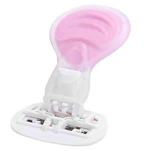 Women's 4 Blades, Smooth Women's Flexball Compact Women's with Travel Case, Armpit Hair Knife Waterproof Non-Slip Trimmer Shaving Set with 4 Blade Refills for Travel Carry