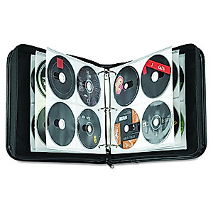 Case Logic BNB-208 208 Capacity CD/DVD Prosleeve Nylon Binder (Black)