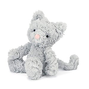 Jellycat Squiggle Kitty Stuffed Animal, Small, 9 inches