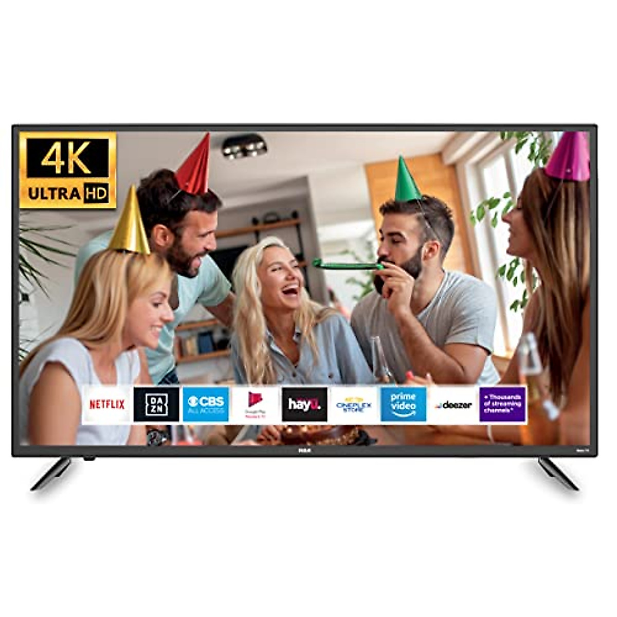 RCA 43-inch 4K UHD Roku Smart Flat Screen LED TV, 2022 Model