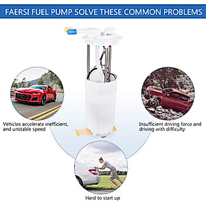 Fuel Pump Assembly Replace# E3518M Compatible with 2000-2005 Buick Lesabre 1998-2005 Park Avenue 2000-2005 Cadillac Deville 1998-2004 Seville 1998-2003 Aurora 2000-2005 Bonneville 3.8L/4.0L/4.6L
