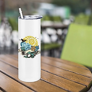 Amgkonp 25 Pack Straight Skinny Sublimation Tumbler 30oz with Straws and Lids,Stainless Steel Blank Skinny Double Wall Vacuum Insulated Tumblers Bulk,Stainless Steel Water Tumbler for DIY