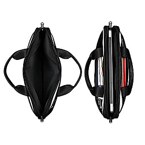 Paris Eiffel Tower Laptop Computer Bag Waterproof Shoulder Messenger Bag 13-15 inch Durable Laptop Tote Bag with Shoulder Strap Handle Lightweight Crossbody Briefcase