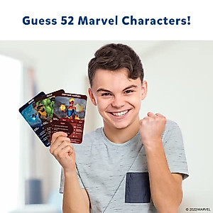 Skillmatics Marvel Card Game - Guess in 10, Quick Game of Smart Questions, Gifts for 8 Year Olds and Up, Fun Family Game