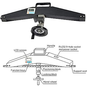 Digital Wire Tension Meter Rope Tensiometer with Maximum Load Value 100KN ASZ-100