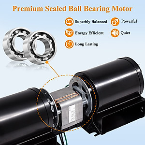 Criditpid Replacement 80P20003-R Convection Blower Fan for St Croix Afton Bay, Auburn, Hastings Pellet Stoves.