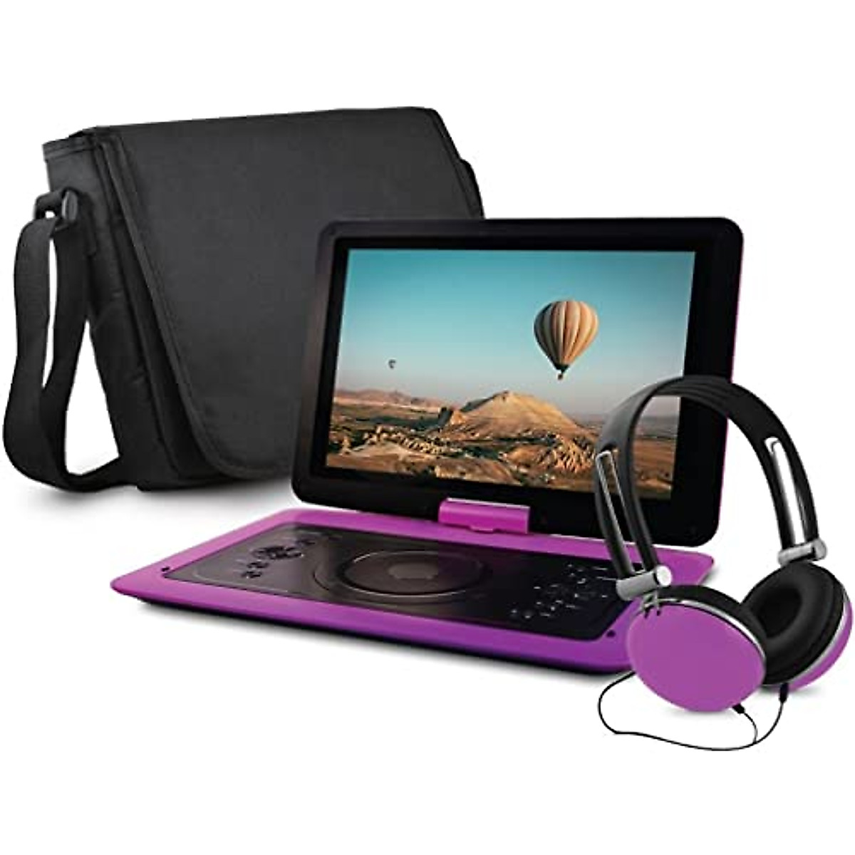 Core Innovations CPD144PR Portable DVD Player - 14.1" Display - 1280 x 800 - Purple