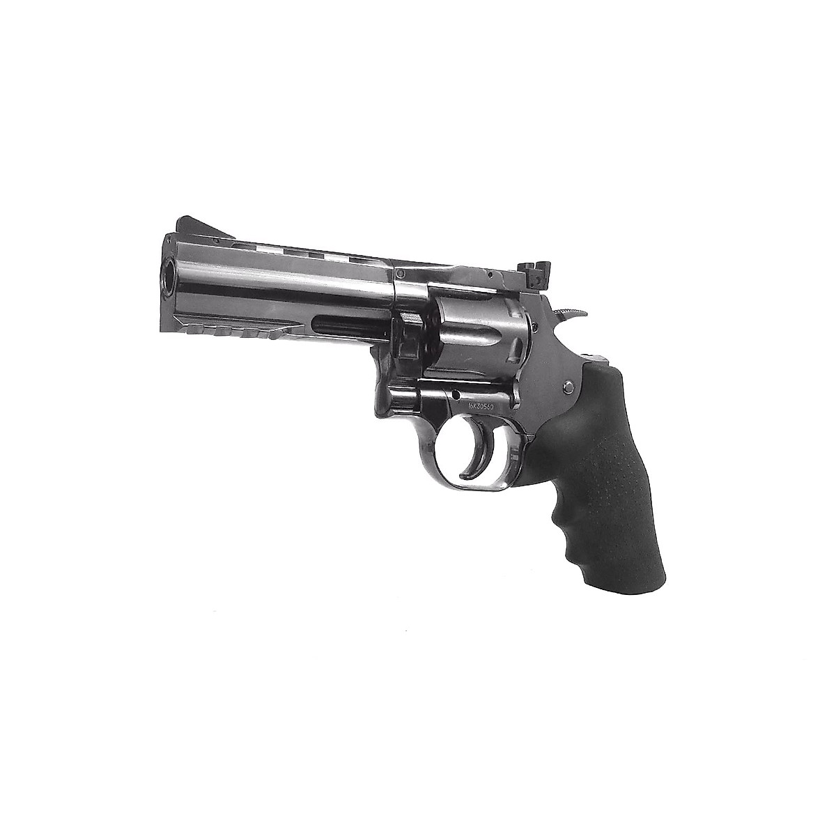 ASG Dan Wesson 715 Revolver 4" 0.177/4.5mm Caliber BB Gun, Steel Grey