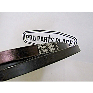 ProPartsPlace 1 Replacement OEM SPEC Hydro Belt for Husqvarna 574870901 MZT61 MZ52 MXT52