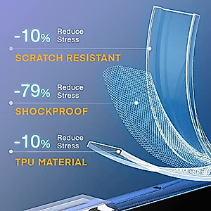 VISOZA iPhone 14 Pro Max Case | Clear Case for iPhone 14 Pro Max | Anti-Scratch | Shock Absorption | 2022 iPhone 6.7 inch Case | Reinforced Corner Protection Bumper | Crystal Clear