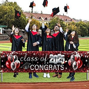 2023 Graduation Decorations-Class of 2023 Large Yard Sign Congrats Grad Banner Purple Decoration for Graduation Party Supplies(Purple)