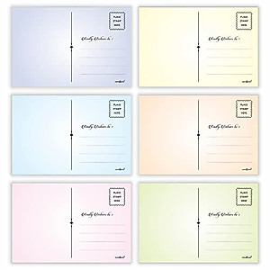 PARTH iMPEX Seasonal Nature Postcards - (Pack of 54) 4"x6" Bulk Variety of Fall Autumn Winter Summer Spring Theme with Mailing Side - all Occasion Cards