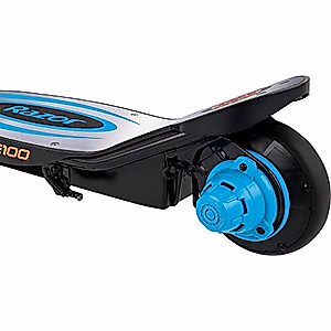 Razor Power Core E100 Electric Scooter for Kids Ages 8+ - 100w Hub Motor, 8" Pneumatic Tire, Up to 11 mph and 60 min Ride Time, For Riders up to 120 lbs