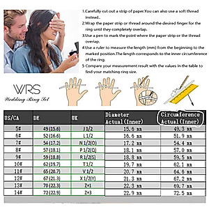 wedding ring set Two Rings His Hers Couples Matching Rings Women's 2pc White Gold Filled CZ Wedding Engagement Ring Bridal Sets Men's Stainless Steel Wedding Band