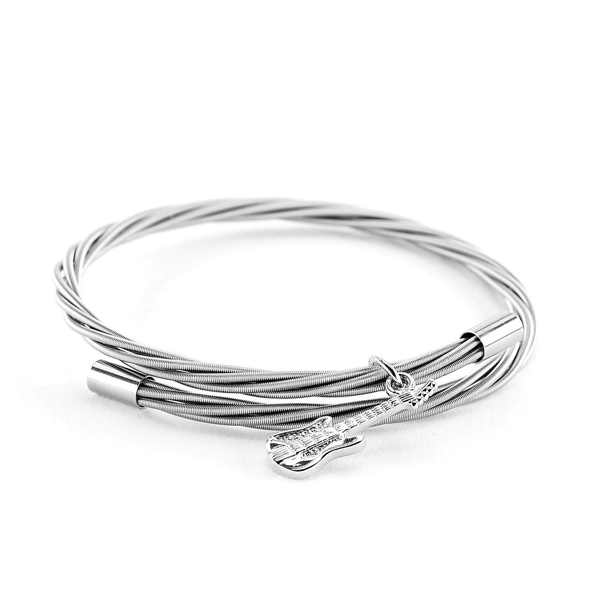 Wear Your Music - Guitar String Bracelet with Charm (Guitar)