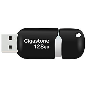 GIGASTONE V10 128GB USB 2.0 Flash Drive 128GB Flash Drive Thumb Drive Memory Stick Pen Drive Capless Retractable Design