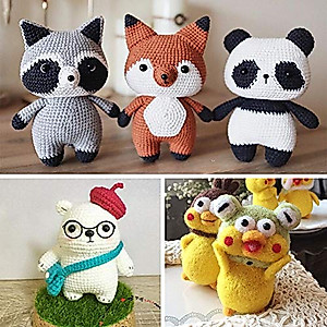 260pcs Plastic Safety Eyes and Noses with Washers, Craft Doll Eyes, Black Safety Eyes for Amigurumi, Puppet, Plush Animal and Teddy Bear