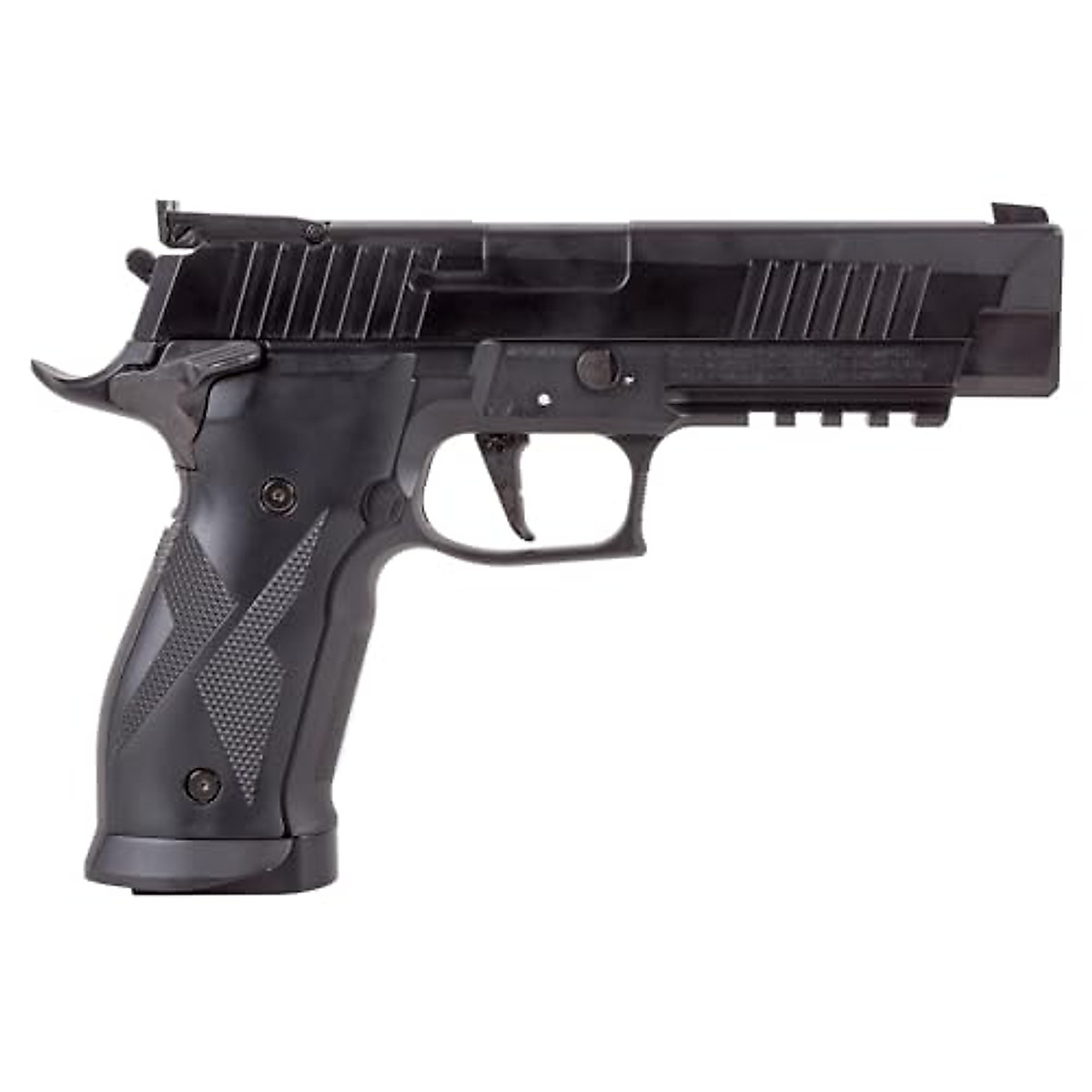SIG SAUER X-Five CO2-Powered .177 Caliber Semi-Auto Black Air Pistol with 20rd Pellet Mag - CO2 Cartridges Not Included