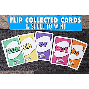 Bunch of Butts Card Game- Fast Paced, Funny Family Game, Easy to Learn, Portable &Travel Friendly for Any Occasion, Includes Card Holder & 71 Cards, 2 to 8 Players, 10 to 15 Min Play Time, Ages 7+