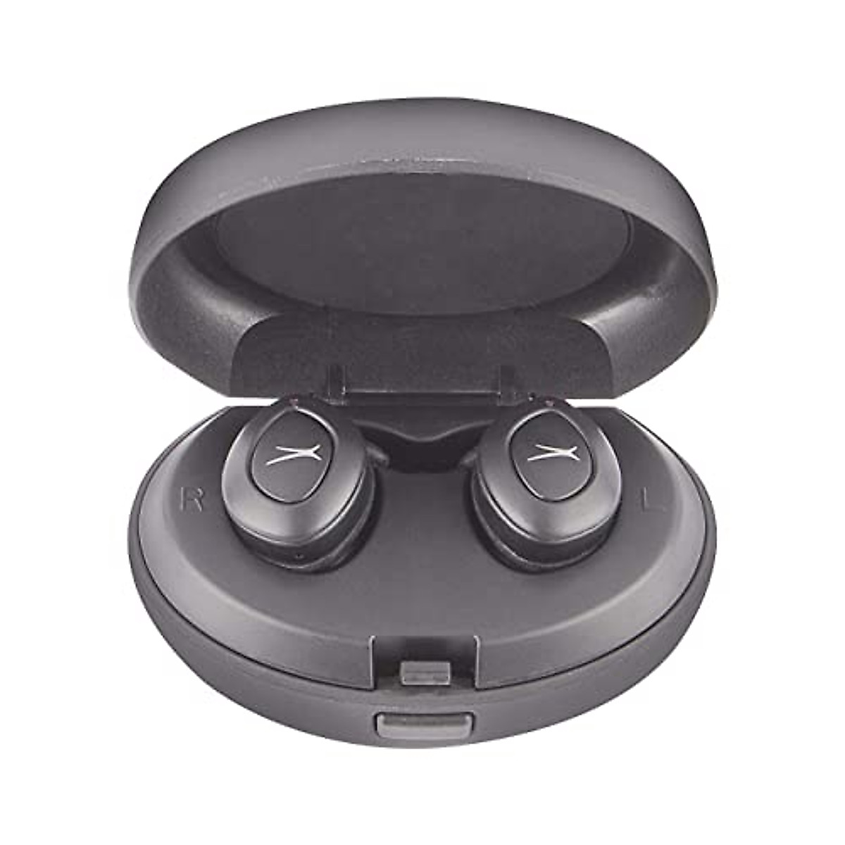 Altec Lansing True Evo+ Truly Wireless Earphones, 4 Hours of Battery Life, Receive Up to 4 Charges on The Go, Access Siri or Google Voice Assistant via Bluetooth Through Your Smartphone, MZX659-BLK
