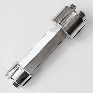 BearHut Tub Drain Remover Wrench Removal Tool Dual Ended Dumbell Wrench Heavy Duty Aluminum