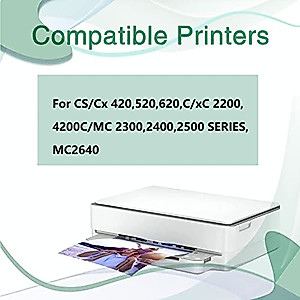 LLQQ Compatible for Lexmark 78C0W00 Waste Toner Container Works with CS421 CS521 CX421 CX522 CX622 420 520 620 2200 4200C 2300 2400 2500 MC2640 Printers Black 1-Pack