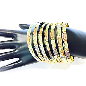 merajjewelry Virgen De Guadalupe Bangle #6 (2.75" inch Diameter)