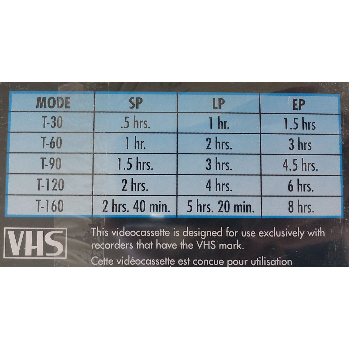 MAXELL T-60 PLUS Professional VHS tape - 10 Pack