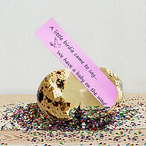 1DFAUL Surprise Quail Egg Pregnancy Announcements, Funny Baby Announcements Ideas Gifts, Quail Eggs Perfect for Grandparents Future Dad, or Friends