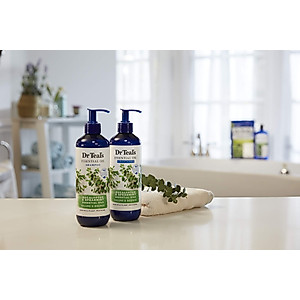 Dr Teal's Spearmint Volume & Bounce Essential Oil Shampoo, Sulfate Free, Eucalyptus, 16 Fl Oz