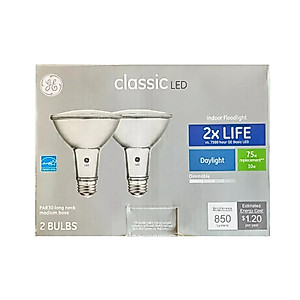 GE Classic 2-Pack 75 W Equivalent Dimmable Warm White Par30 Shortneck LED Light Fixture Light Bulbs
