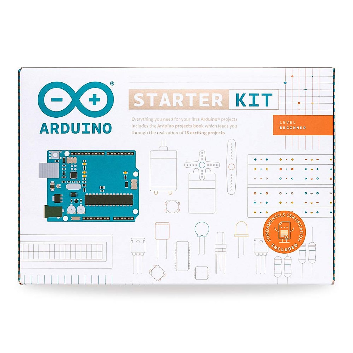 Arduino Certification Bundle: Kit & Exam [AKX00020]