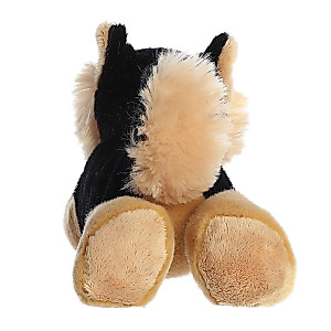 Aurora® Adorable Mini Flopsie™ Shep™ Stuffed Animal - Playful Ease - Timeless Companions - Black 8 Inches