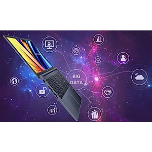 ASUS 2022 VivoBook 15 Laptop, 15.6" FHD Display, Intel Core i5-1240P, Backlit Keyboard, Fingerprint Reader, Intel Iris Xe Graphics,HDMI, Win 11 Pro, Blue, 32GB Snowbell USB Card(16GB RAM|1TB SSD)